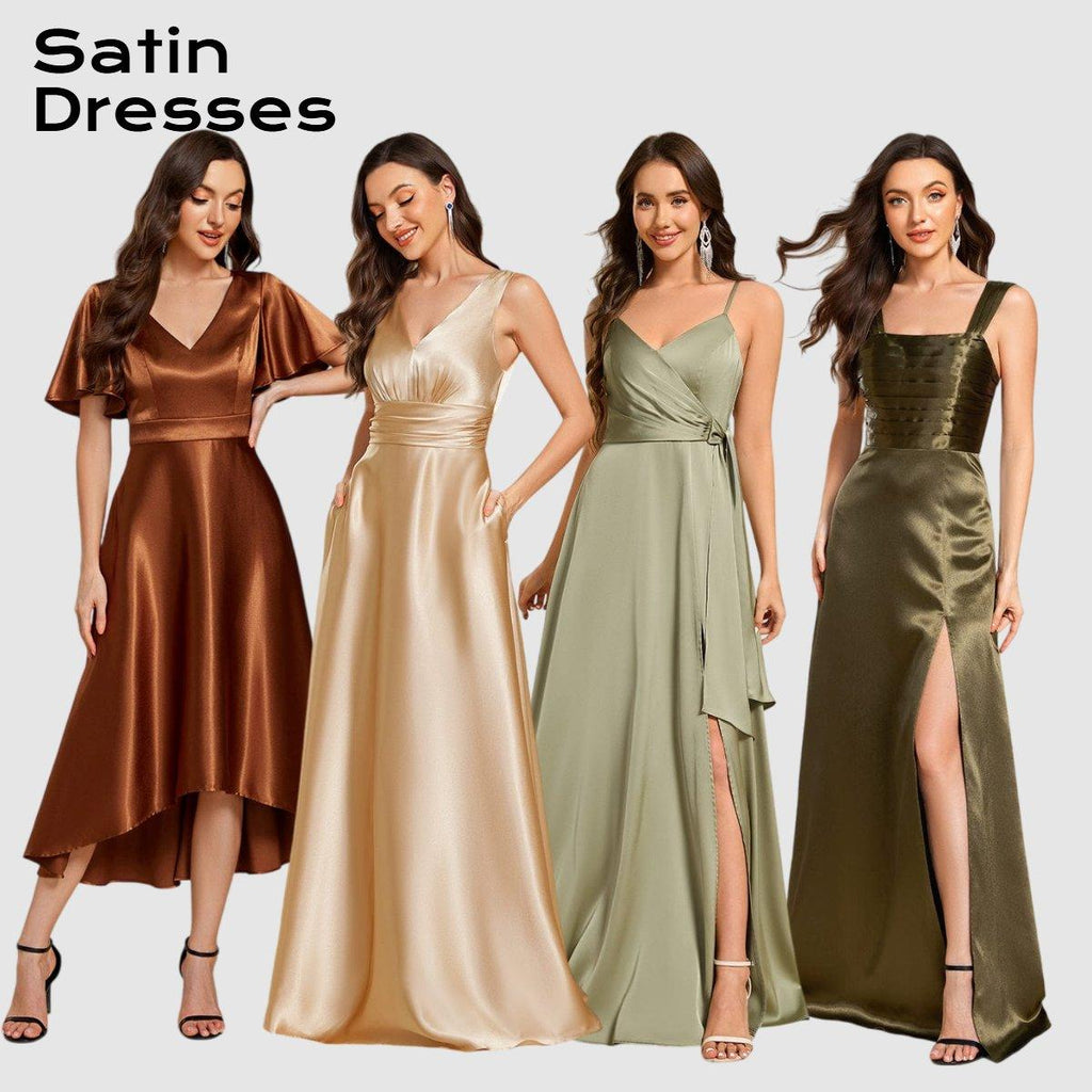 Satin Dresses | Silky Midi & Maxi Dresses - Ever-Pretty UK